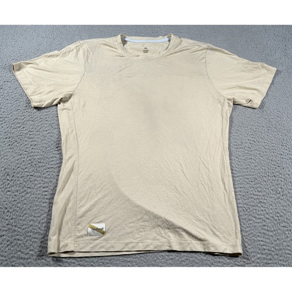 Tracksmith | Shirts | Tracksmith Shirt Mens Medium Beige Running Tee ...